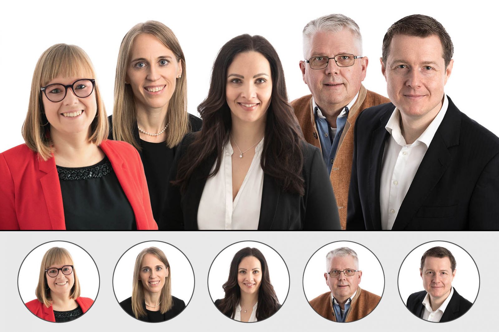 Moderne Mitarbeiterfotos vor Ort für Firmen und Unternehmen in München